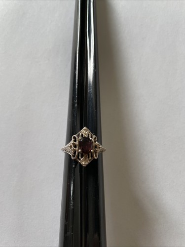 Vintage Avon Ring RJ925 Sterling Silver With Stone Size 6.75 | eBay