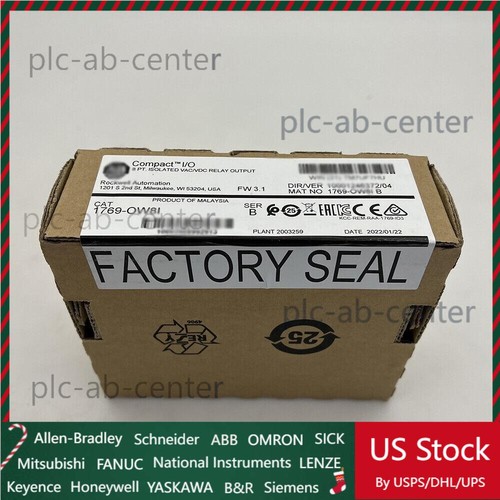 AB 1769-OW8I SER B CompactLogix Relay Output Module New Factory Sealed ...