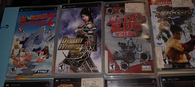 PSP PLAYSTATION PORTABLE CASES-8 LOOSE CASES- SOME W/ BOOKLET- NO GAMES ...