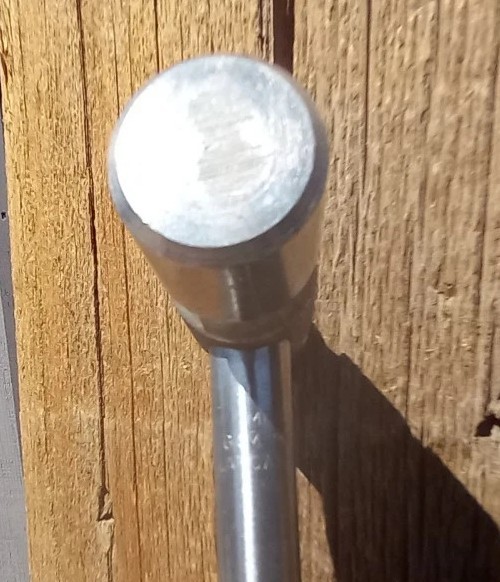 Vintage Gam Mfg ball peen Hammer With Brass Nesting Slotted Screwdriver ...