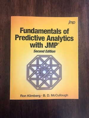 Fundamentals of Predictive Analytics with JMP by Klimberg 2nd Ed ISBN ...