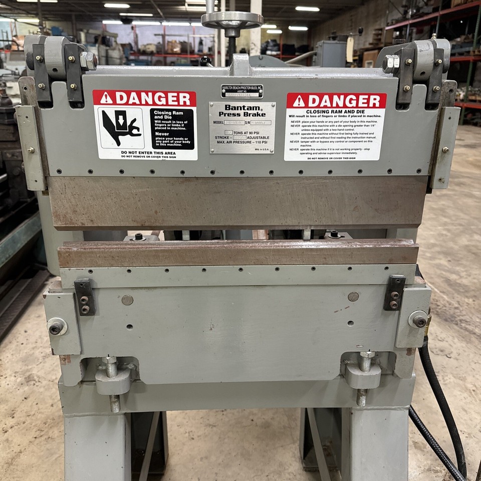 Atek Bantam 2 foot Press Brake 12 ton B2120MF0 | eBay