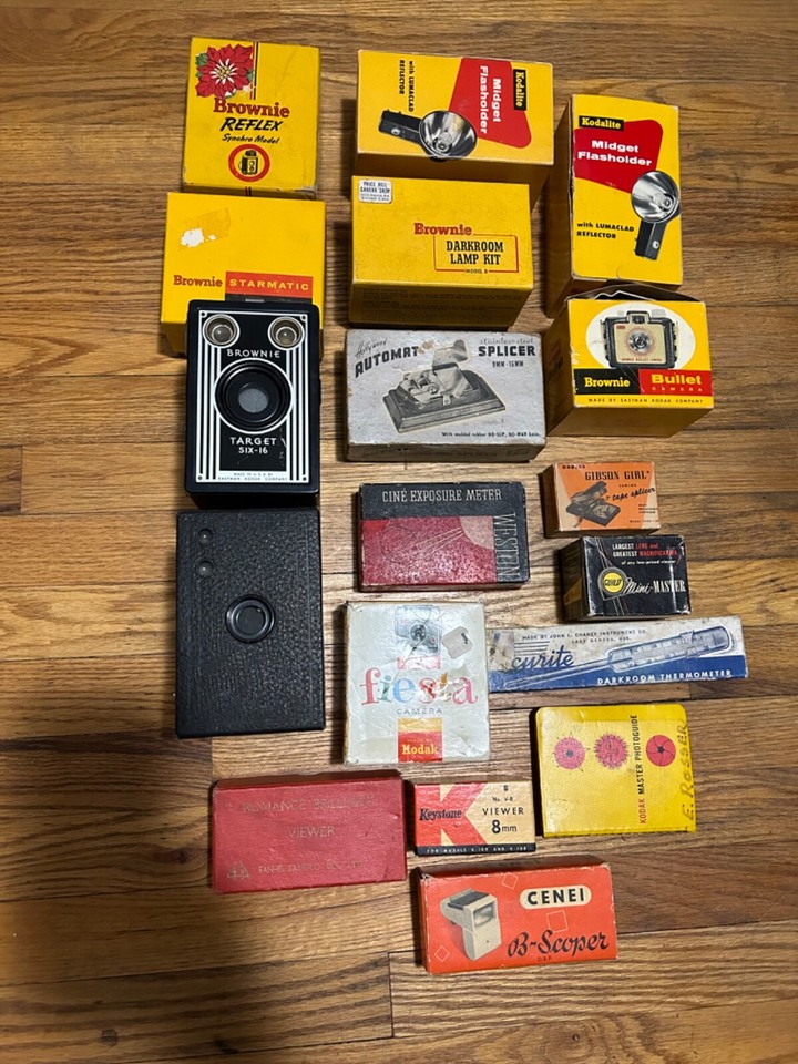 Vintage Camera Lot Kodak , Various in original boxes | eBay