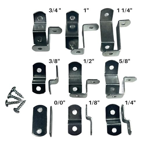 Canvas Clips for Picture Framing screws included 15 per pack ( 1/8 ...