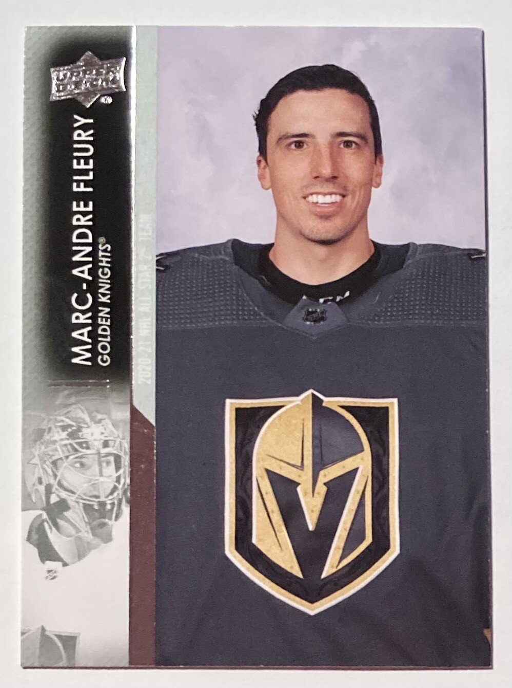 2021-22 UD EXTENDED GOLDEN KNIGHTS MARC-ANDRE FLEURY HOCKEY CARD #678 ...