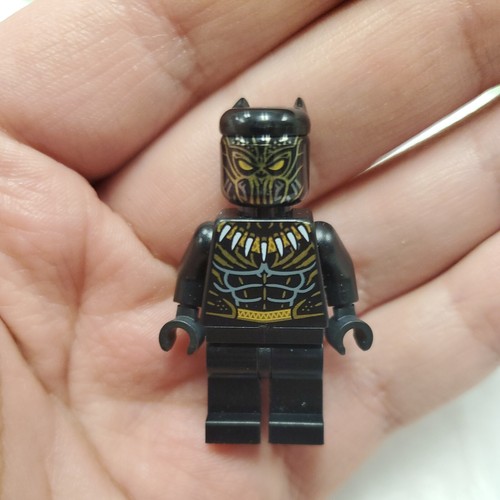 LEGO Minifigure ERIK KILLMONGER (Golden Jaguar) Marvel Super Heroes ...