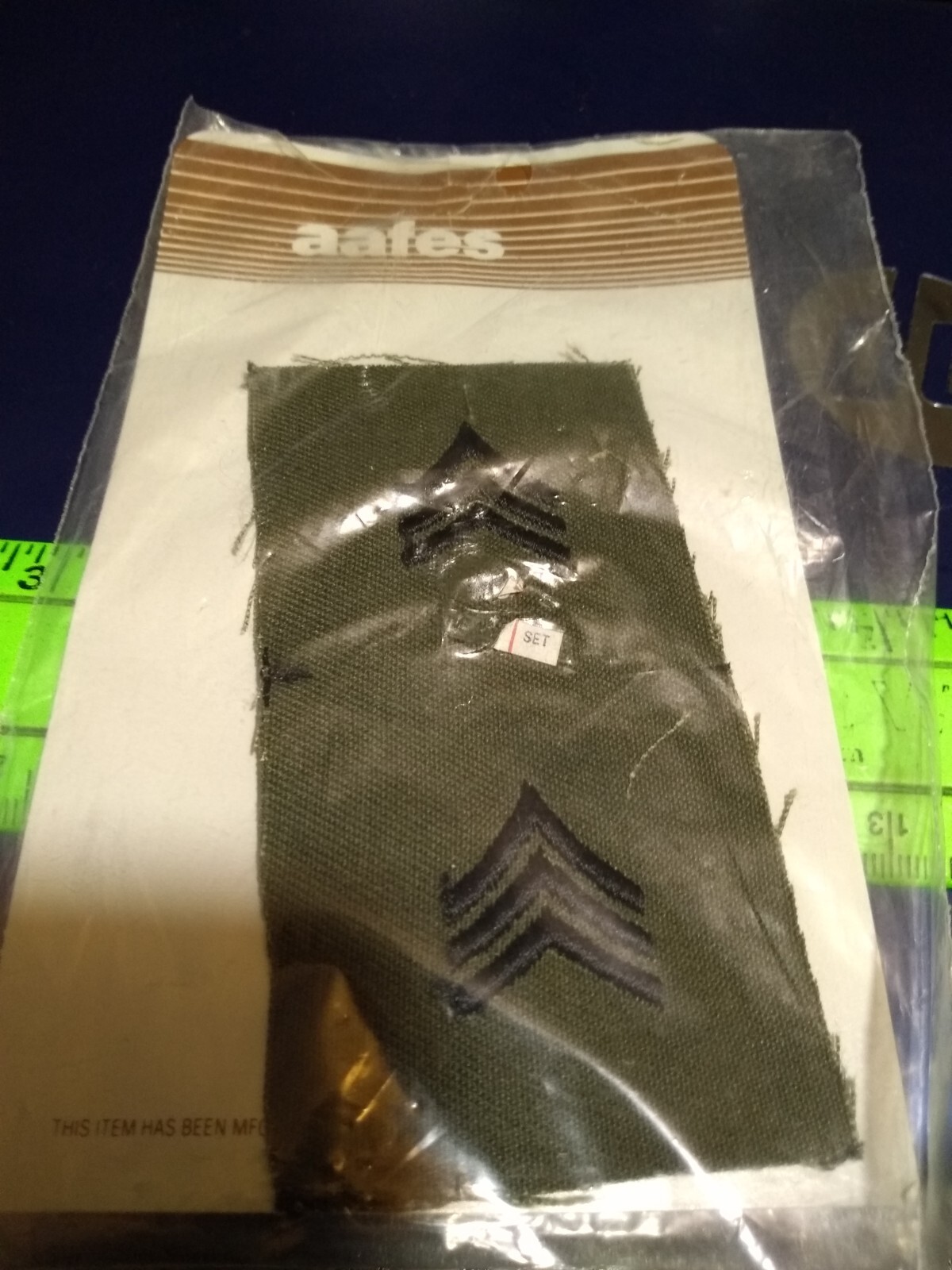 U.S. Army Subdued Rank Patches- Sergeant- New (23-289) | eBay