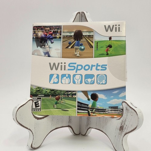 Wii Sports Video Game Nintendo Wii 2006 Complete CIB w/ Manual TESTED ...