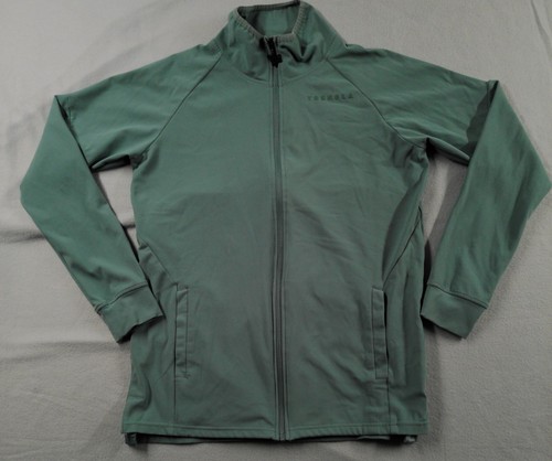 YoungLA Jacket Mens Small Green Full Zip Stretch Athletic Track ...