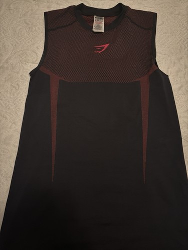 Gymshark Onyx V5 Tank Top Red | eBay