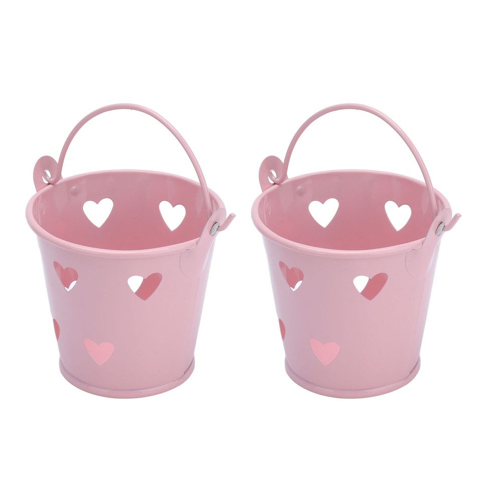 Mini Metal Bucket Cute Stay Organized Candies Bucket For Cosmetics For ...