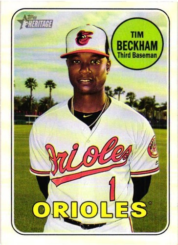 2018 Topps Heritage #616 Tim Beckham | eBay