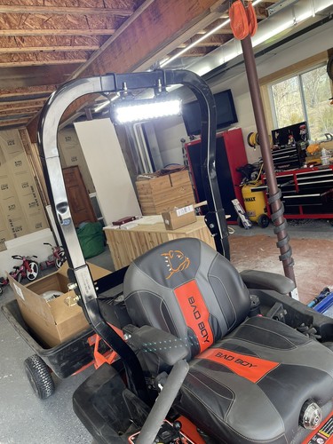 BAD BOY MOWERS OEM 088-1000-10 ROPS Mounted Light Kit with 2x2 Hardware ...