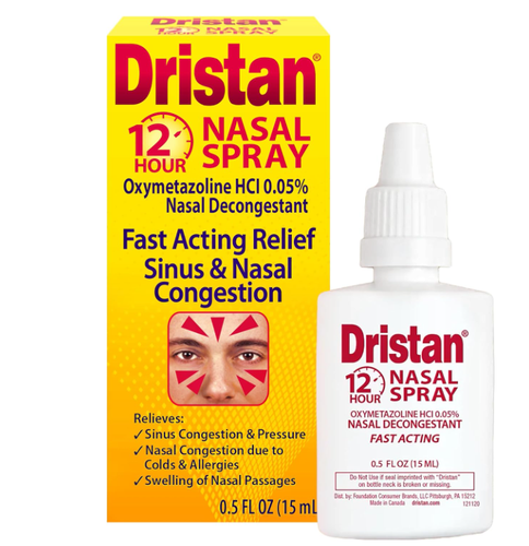 Dristan 12-Hour Nasal Spray Decongestant .5oz Sinus Allergy Relief | eBay