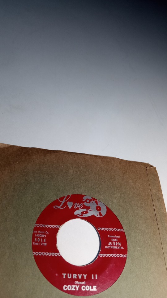 Cozy Cole - Turvy l - 45 Jive Record 1958 Original | eBay