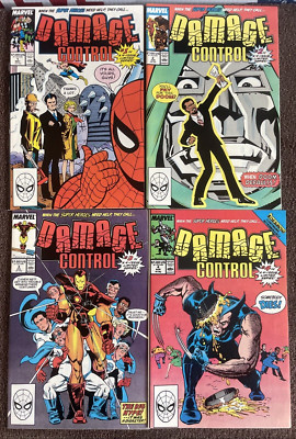 DAMAGE CONTROL #1-4 (Marvel, 1989) Complete Original Series ~ 4 VF+ ...