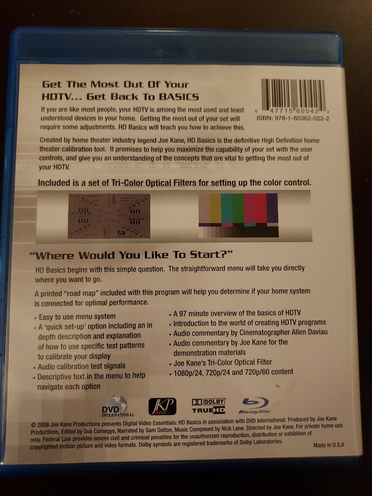 Digital Video Essentials HD Basics (Blu-ray Disc, 2007) 647715600424 | eBay