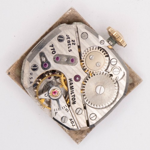 Vintage Hamilton Masterpiece Cal. 770 22-Jewel Wristwatch Movement ...