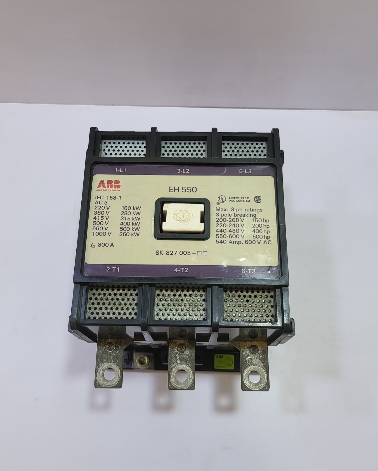 ABB EH 550 CONTACTOR | eBay