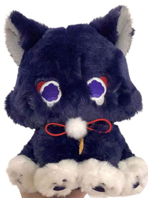 Genshin Impact Scaramouche Scarameow Cat Stuffed Toy Plushie Cosplay ...