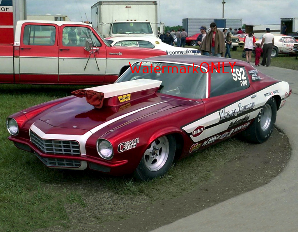"Professor" "Warren Johnson" 1970 Chevy Camaro Pro Stocker PHOTO! #(2 ...