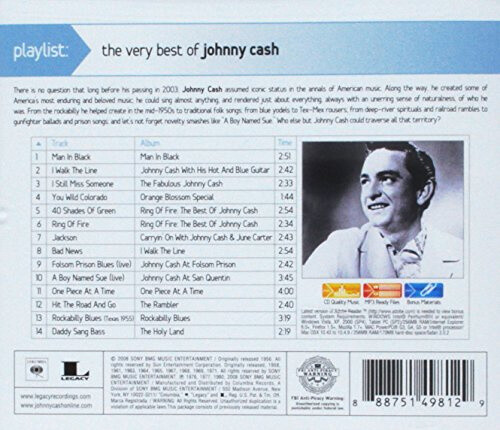 Playlist: The Very Best Of Johnny Cash by Johnny Cash 888751498129 | eBay