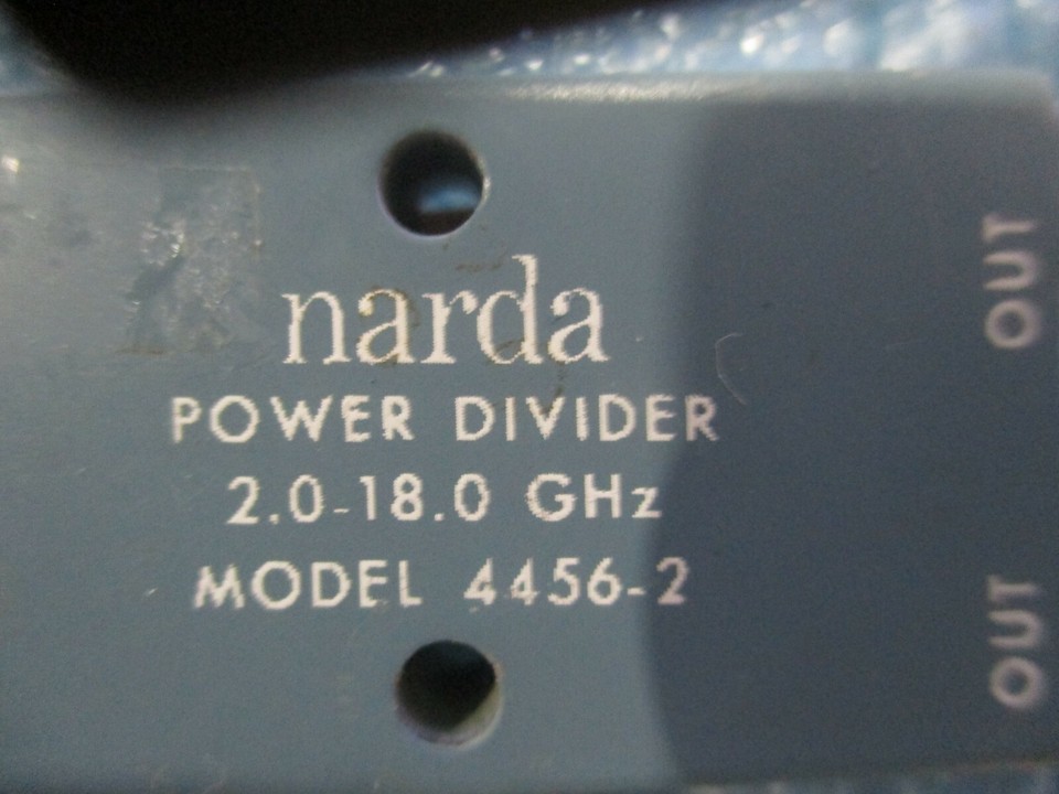 Narda Model: 4456-2 Power Divider. 2.0 - 18.0 GHz. | eBay