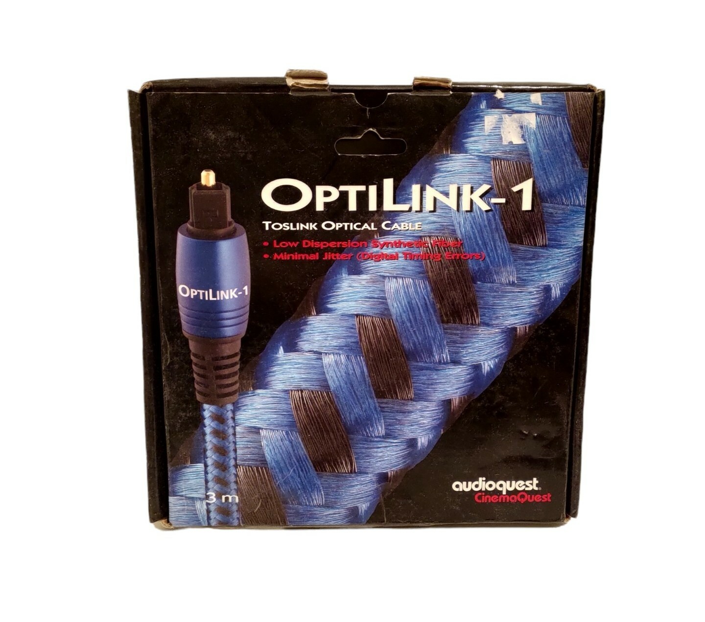 Audioquest Optilink Series 1 Fiber Optic Digital Audio Cables (3.0M ...