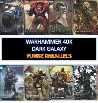 Panini Warhammer 40k 40000 Dark Galaxy - PURGE parallel trading cards ...