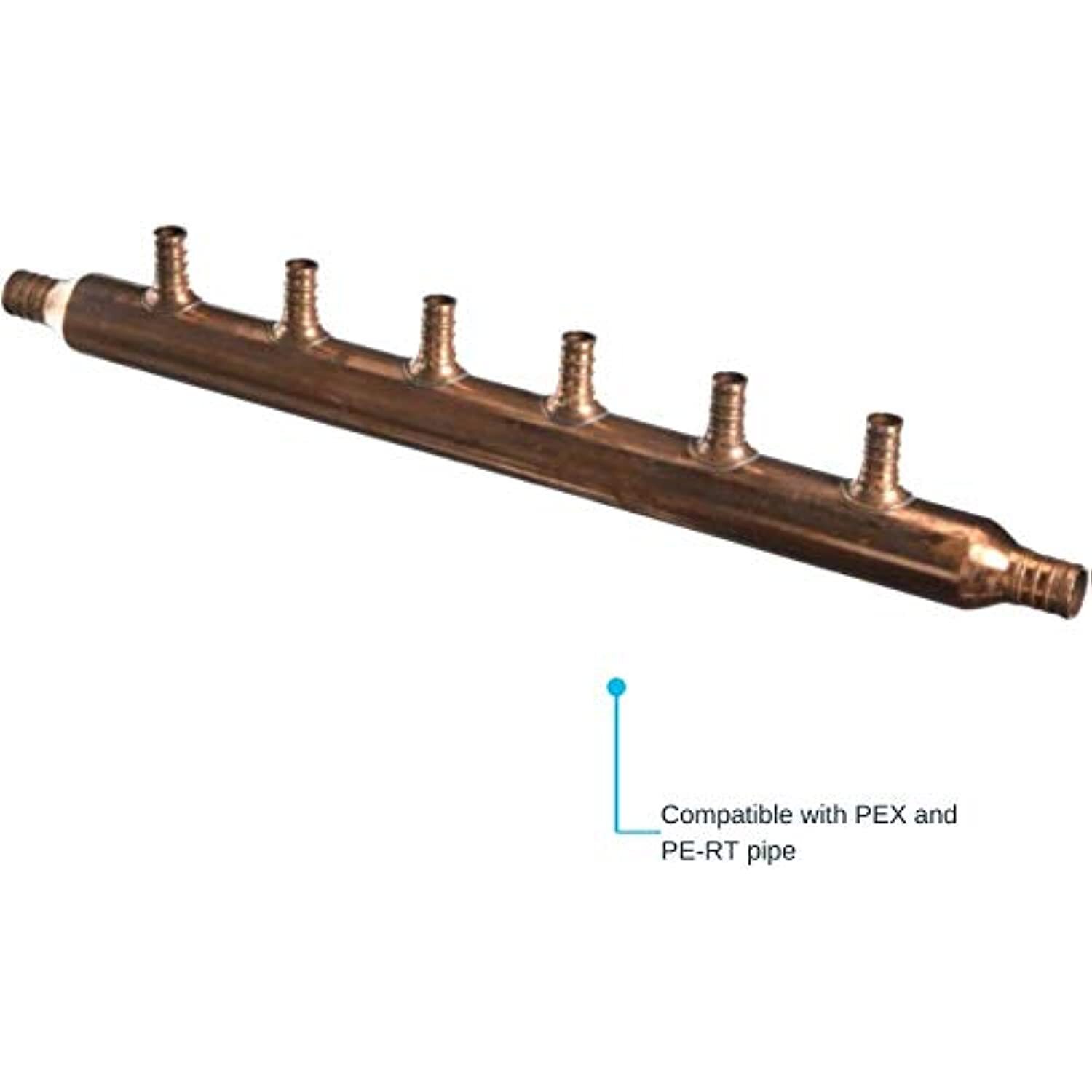 SharkBite 6 Port Open Crimp Copper Multi-Port Tee, Plumbing Fittings ...