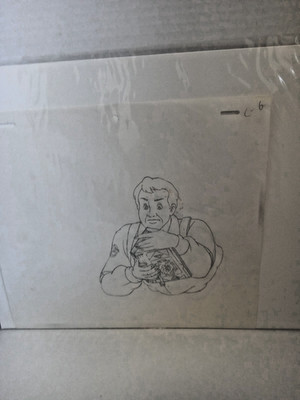 THE REAL GHOSBUSTERS ORIGINAL PRODUCTION CEL DRAWING RAY STANTZ | eBay