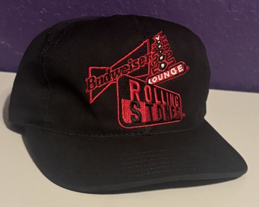 Vintage Rolling Stones Voodoo Lounge Hat Budweiser 90… - Gem