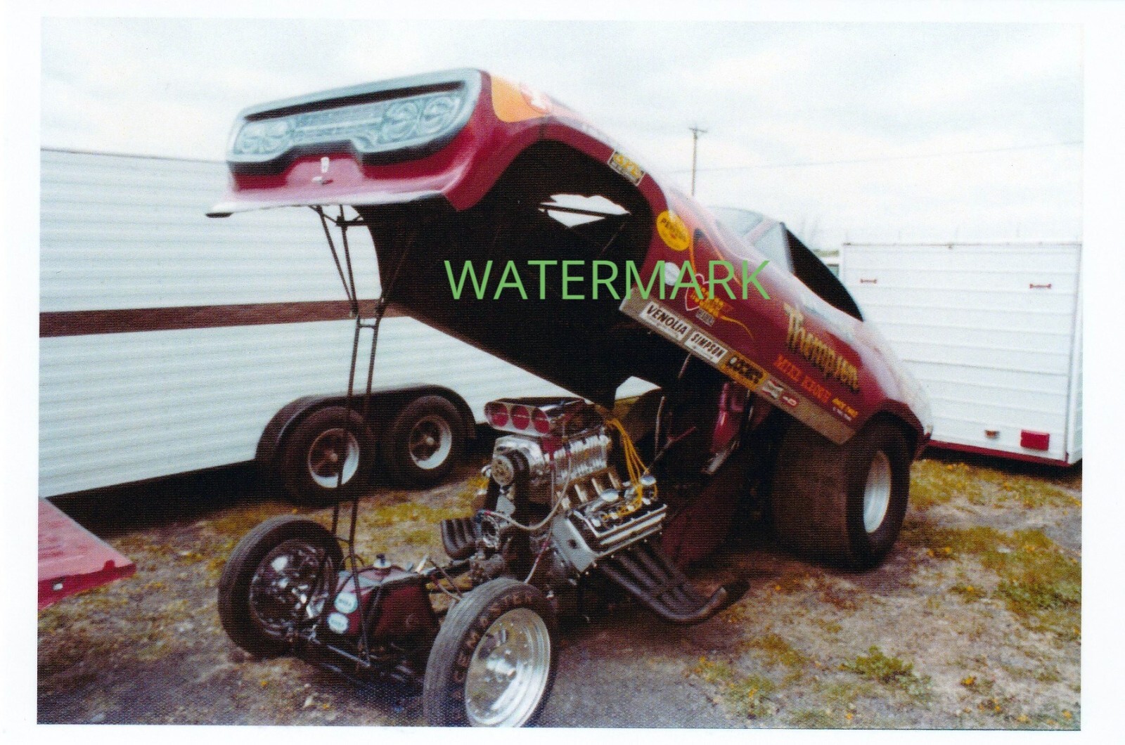 1970s UDRA Drag Racing-Junior Thompson-Satellite Funny Car-St Louis Int ...