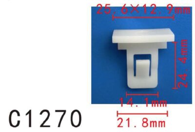 20Pcs Nylon Fit Toyota Front & Rear Bumper Clip Retainer Fastener Rivet ...