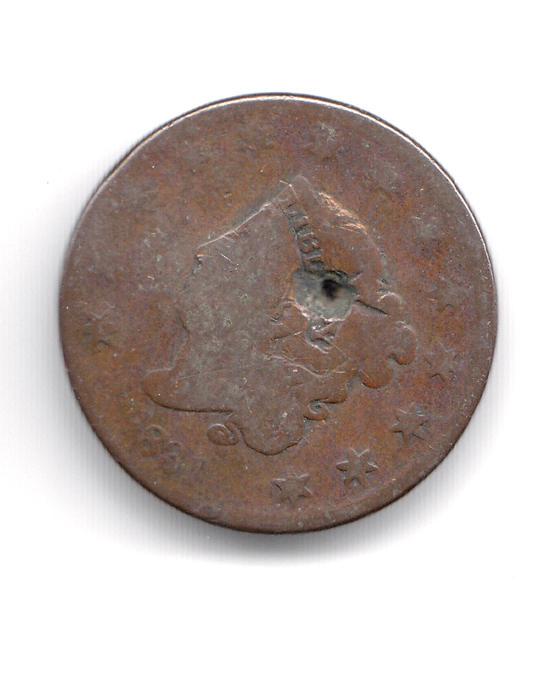 Lot of 5 Detailed 1831-1850 Coronet Head U.S. Large Cent Penny Great ...