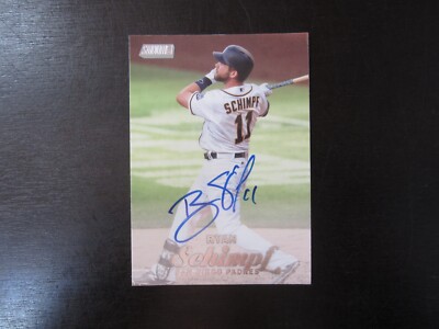 2017 Topps Stadium Club # 198 Ryan Schimpf Autograph Signed Auto Card ...