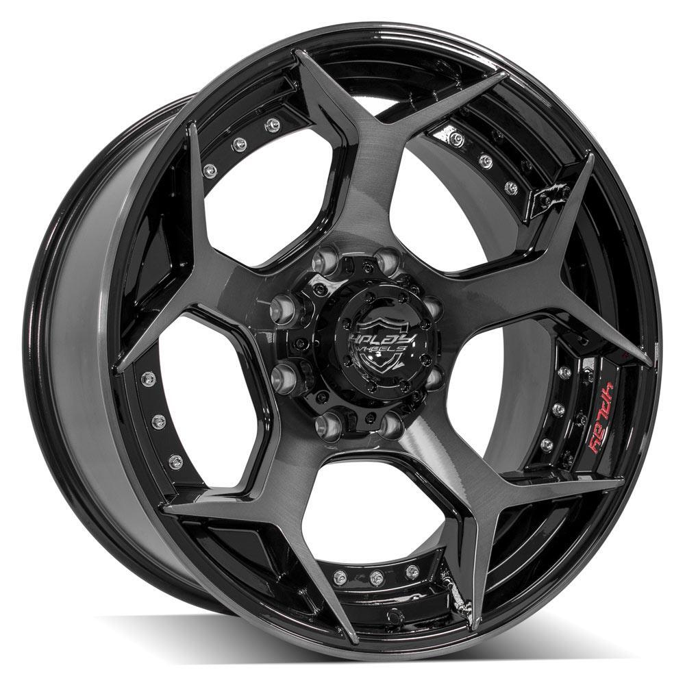 RAM, GMC & Chevy 8x165 Lug 4Play 4P50 22x10 Black Wheel