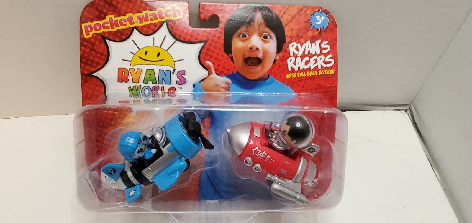 Ryan's Racers 3, 2 Pack Series 1 Pull-Back Vehicles Airplane & Rocket ...