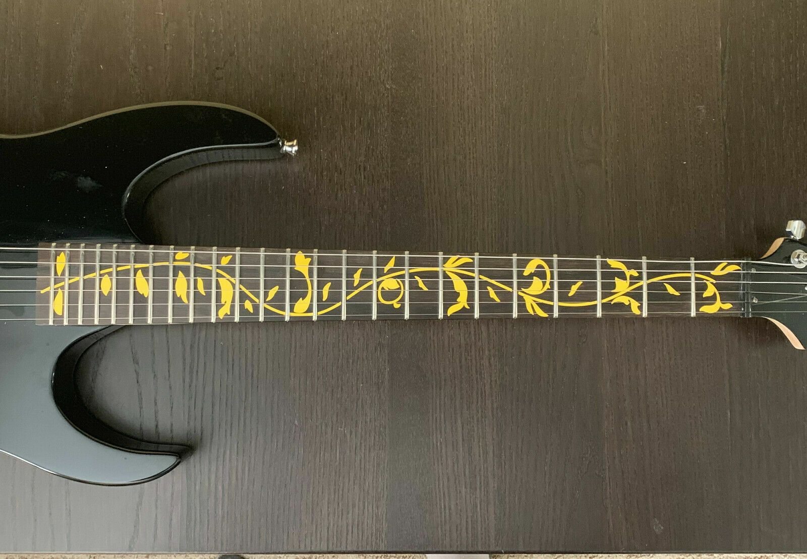 Tree of Life Ibanez Jem Fretboard Inlay Stickers for Guitar BLACK/color ...