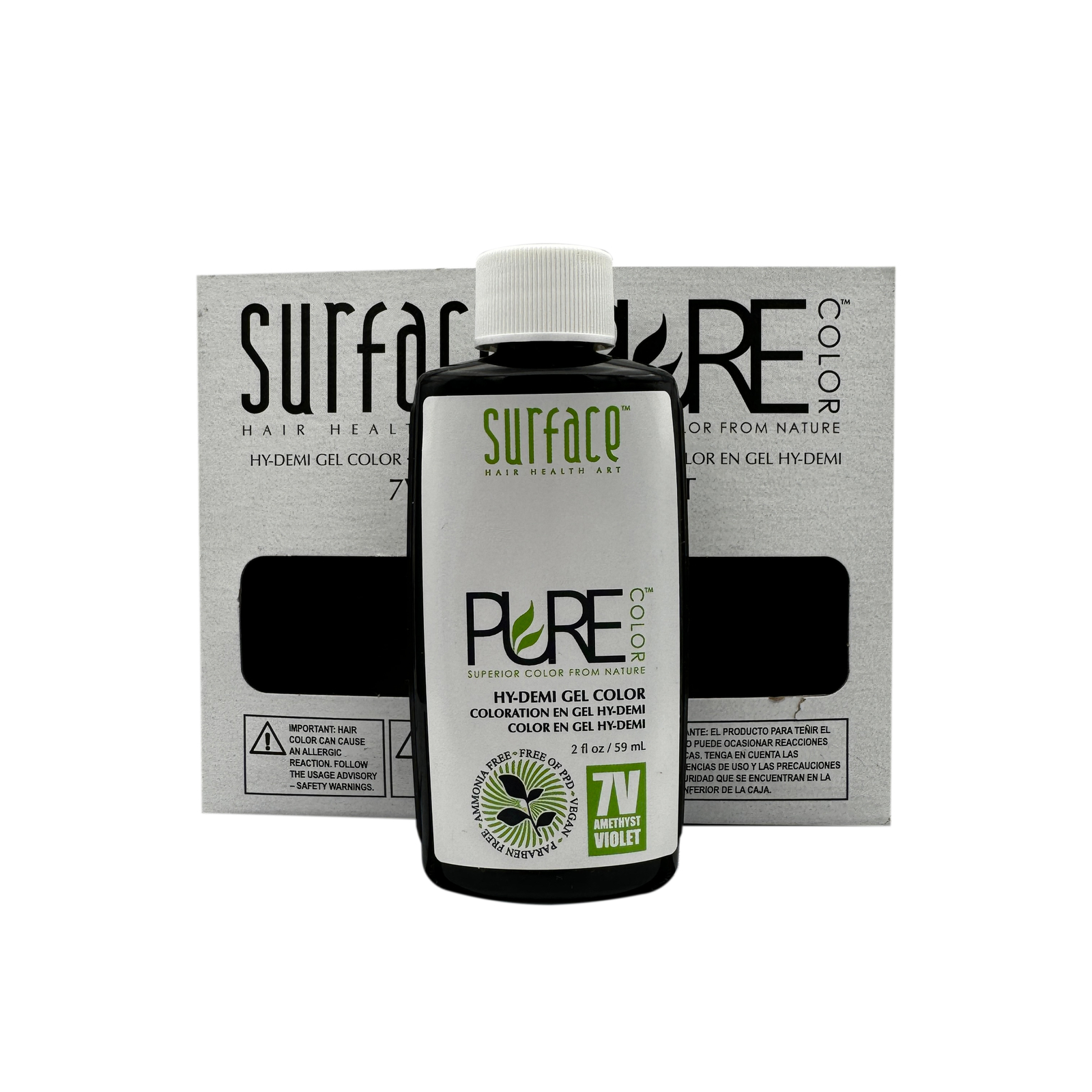 Surface PURE COLOR Hy-Demi Gel Color - 2 fl oz (59 ml) - 7V VIOLET ...