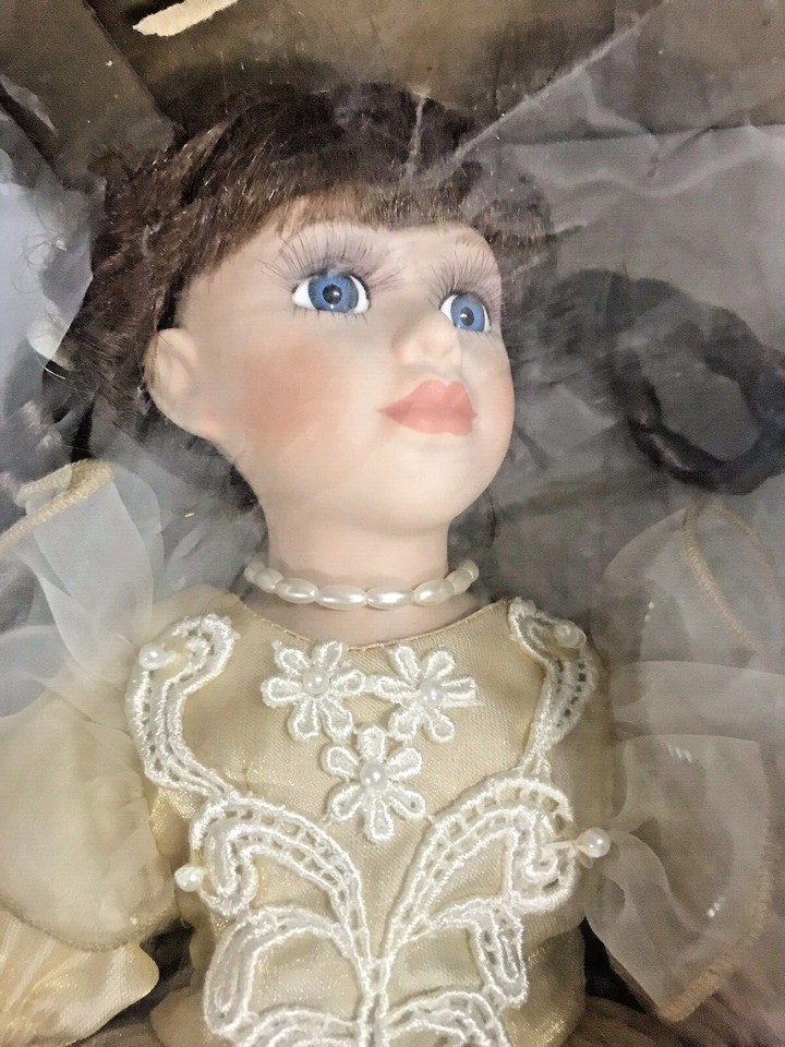 16" Porcelain Doll By Kinnex w/ Box & Stand NOS (2000) Ballerina | eBay