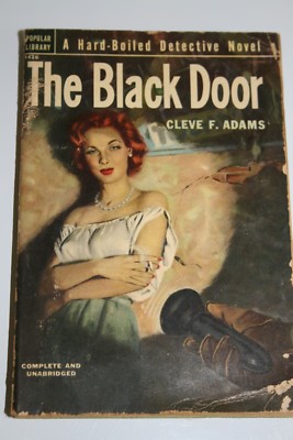 1952 The Black Door By Cleve Adams First Print Popular Library ...