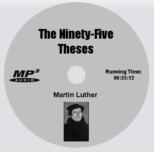 THE NINETY FIVE THESES, Martin Luther, Unabridged Audiobook MP3 CD | eBay