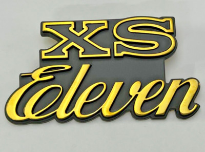 XS ELEVEN for YAMAHA XS1100 E F 1978 1979 SIDE COVER BADGE NEW METAL ...