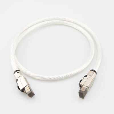 OCC Silver Plated HiFi Audio Ethernet Cable High-speed Cat8 Network ...