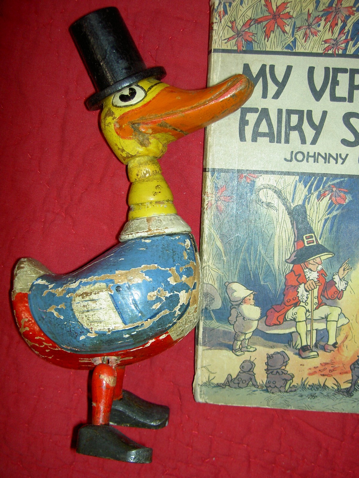 Schoenhut DANNY DADDLES duck Volland/Gruelle c1916 large jointed ...