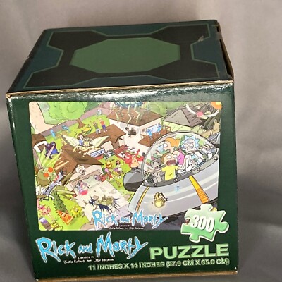 Rick and Morty Adult Swim 300 Piece Jigsaw Puzzle Loot Crate Exclusive ...