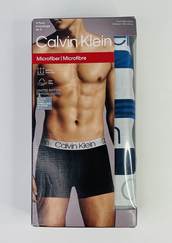 Calvin Klein CK Microfiber Trunk 4 Pack Size M - XL BRAND NEW | eBay