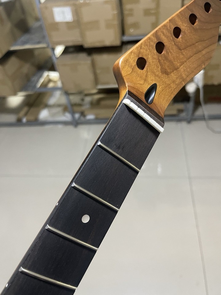 Roasted maple Stainless steel 22fret electric guitar neck Rosewood 25 ...