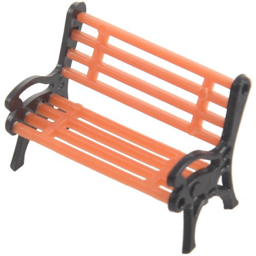 5pcs Plastic Model Park Bench Model Landscape 1:50 w/ Black C7T94464 ...